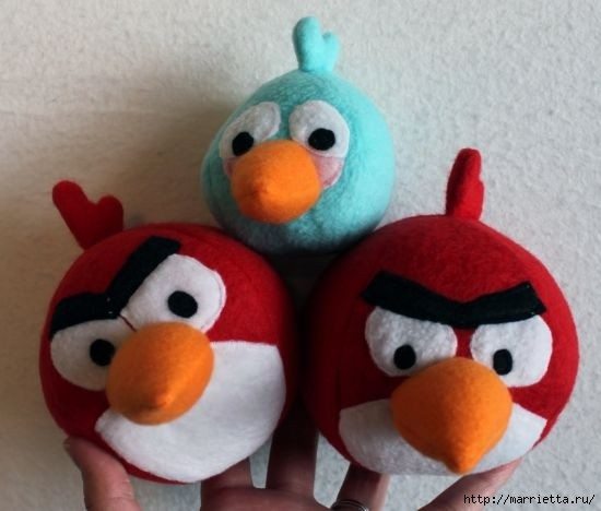 Diy How To Sew Angry Birds Tutorial K4 Craft Community 4236
