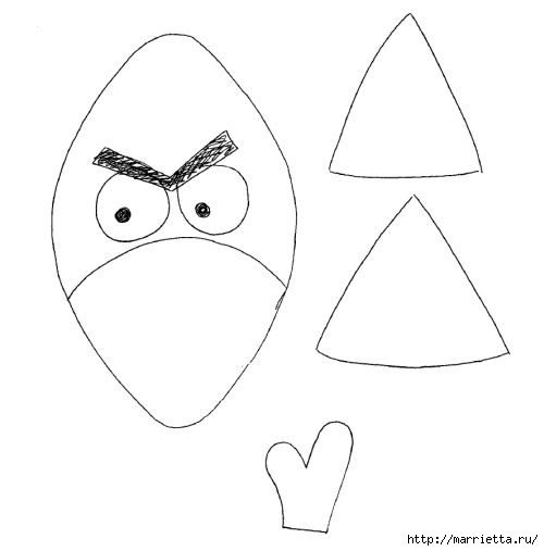 Diy How To Sew Angry Birds Tutorial K4 Craft Community 3089