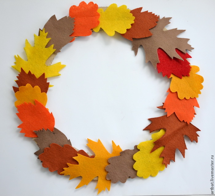 How to Create an Autumn Wreath Without Fulling - K4 Craft Community