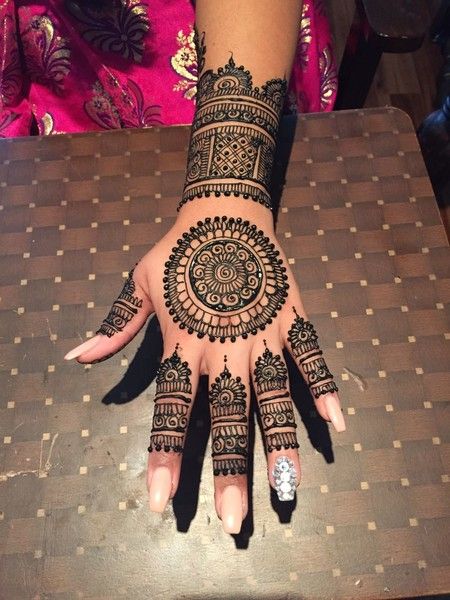 Round Henna Designs – Circle Mehndi Designs for hands - K4 Craft Community