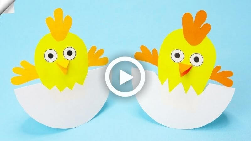 How to Make a Paper Chick - K4 Craft Community