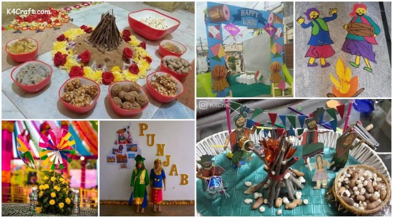 Beautiful Craft ideas for Lohri Festival - K4 Craft