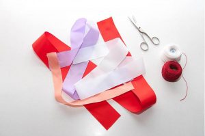 How to make a ribbon rosettes, ribbon roses (Tutorial) - K4 Craft