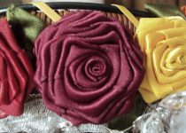 How to make a ribbon rosettes, ribbon roses (Tutorial) - K4 Craft