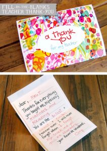20 Awesome Teachers’ Day Gift Ideas with Thank You Cards! - K4 Craft