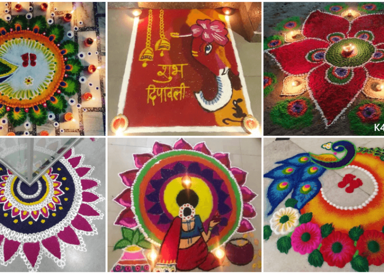 Diwali Rangoli Designs for Diwali with Steps 2025 - K4 Craft