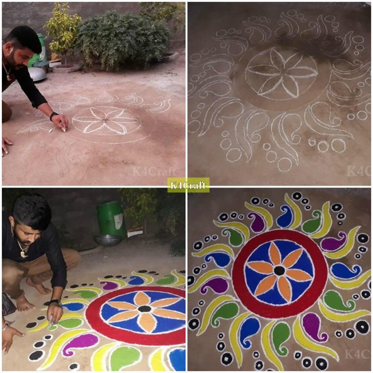 100+ Beautiful Rangoli Designs And Patterns For 2025 - K4 Craft