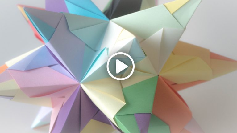 DIY Origami Star Step by Step Video Tutorial - K4 Craft