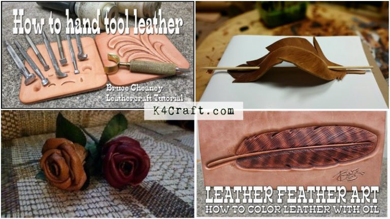Amazing Ways To Design Leather Art - K4 Craft
