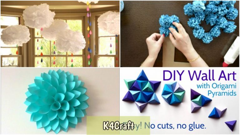 Decorate Your Home With Beautiful Paper Crafts - K4 Craft