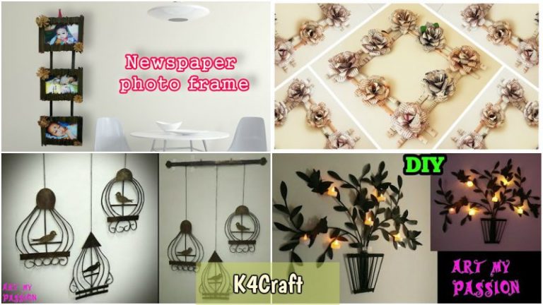 Home Decoration From Old Newspapers & Magazines - K4 Craft