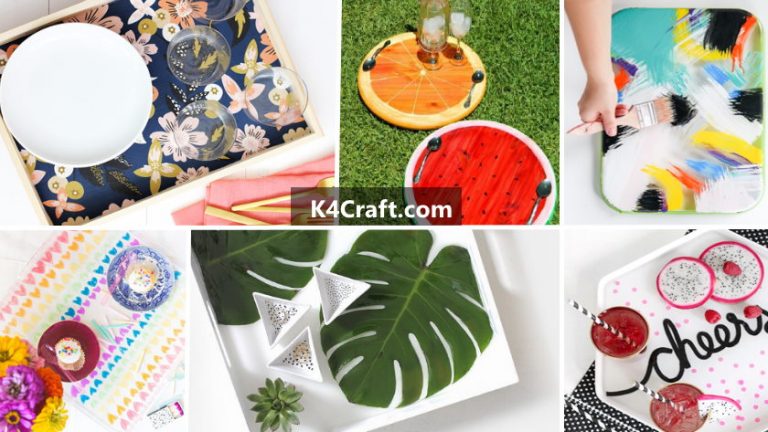 Unique DIY Serving Tray Ideas To Try at Home - K4 Craft