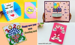 New Year 2026: Easy DIY greeting card ideas for kids - K4 Craft