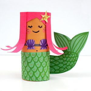 10+ Mermaid Crafts Kids Will Love - K4 Craft