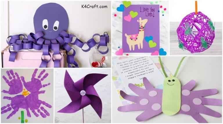Purple Color Craft Activities & Fun Ideas for Kids - K4 Craft