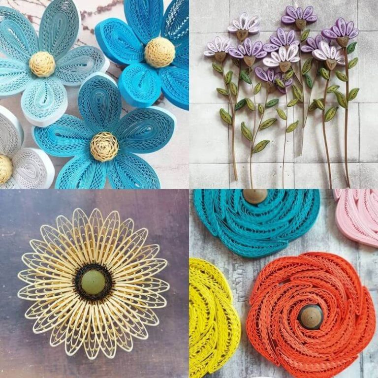 100+ Beautiful Quilling Flower Designs and Paper Quilling Cards - K4 Craft