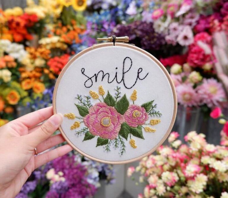 Hand-stitched Floral Embroidery Designs for You - K4 Craft