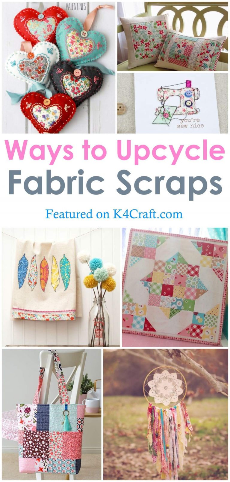 Creative Ways to Upcycle Fabric Scraps - K4 Craft