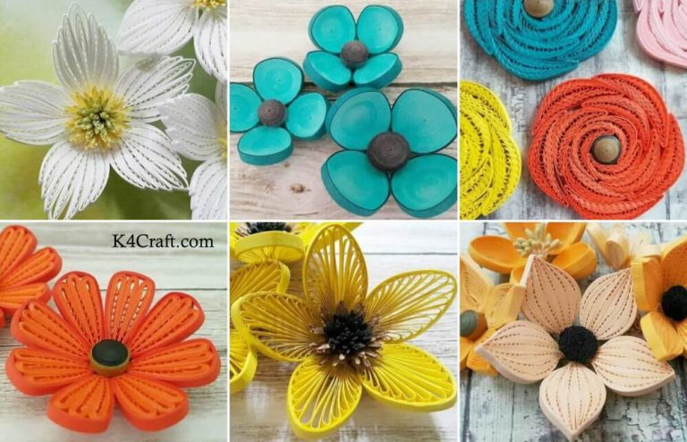 100+ Beautiful Quilling Flower Designs and Paper Quilling Cards - K4 Craft