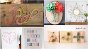 DIY String Art Ideas For Home Decoration - K4 Craft