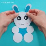 Paper Rabbit Craft for Kids – Step by Step Tutorial - K4 Craft