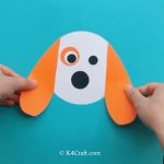 Paper Dog Craft for Kids – Step by Step Tutorial - K4 Craft