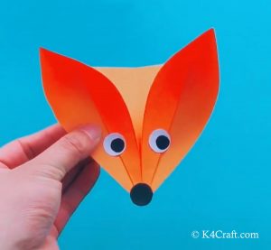 Paper Fox Craft for Kids – Step by Step Tutorial - K4 Craft