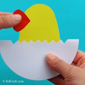 Easter Hatching Chick Paper Craft For Kids - Step by Step Tutorial - K4 ...