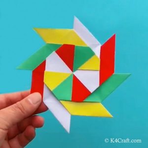 How To Make 8 Pointed Transforming Ninja Star - Step by Step Origami ...