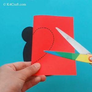 Mickey Mouse Paper Craft for Kids – Step by Step Tutorial - K4 Craft
