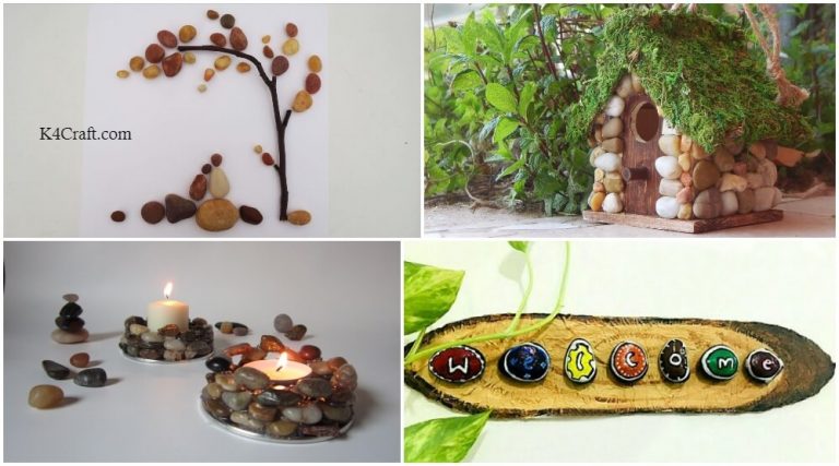 DIY Natural Stone Art & Crafts for Home Decor - K4 Craft