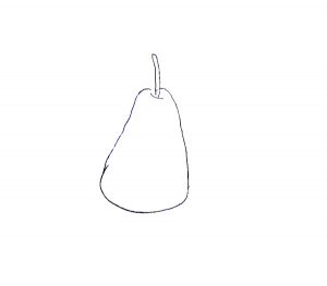How to Draw a Pear for Kids-Easy Step by Step Tutorials - K4 Craft